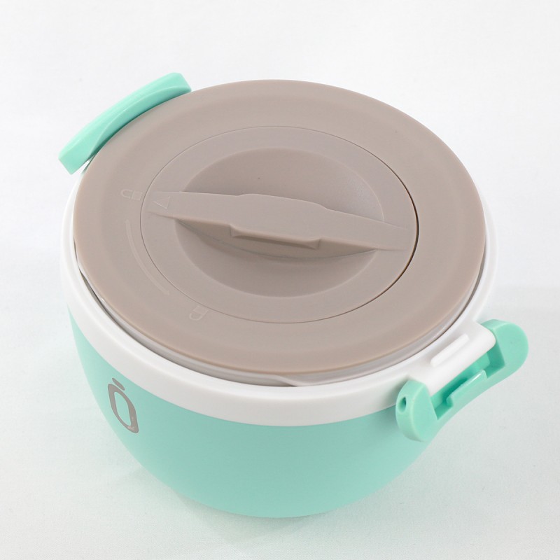 THERMO LUNCH BOX 560 ML-16X14X16 PLAIN WH/MINT – AYOOB EXHIBITION LLC